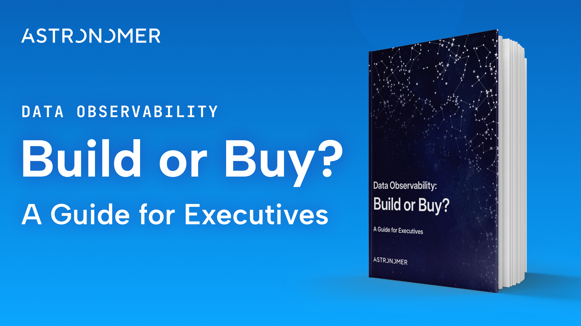 Data Observability: Build or Buy? A Guide for Executives